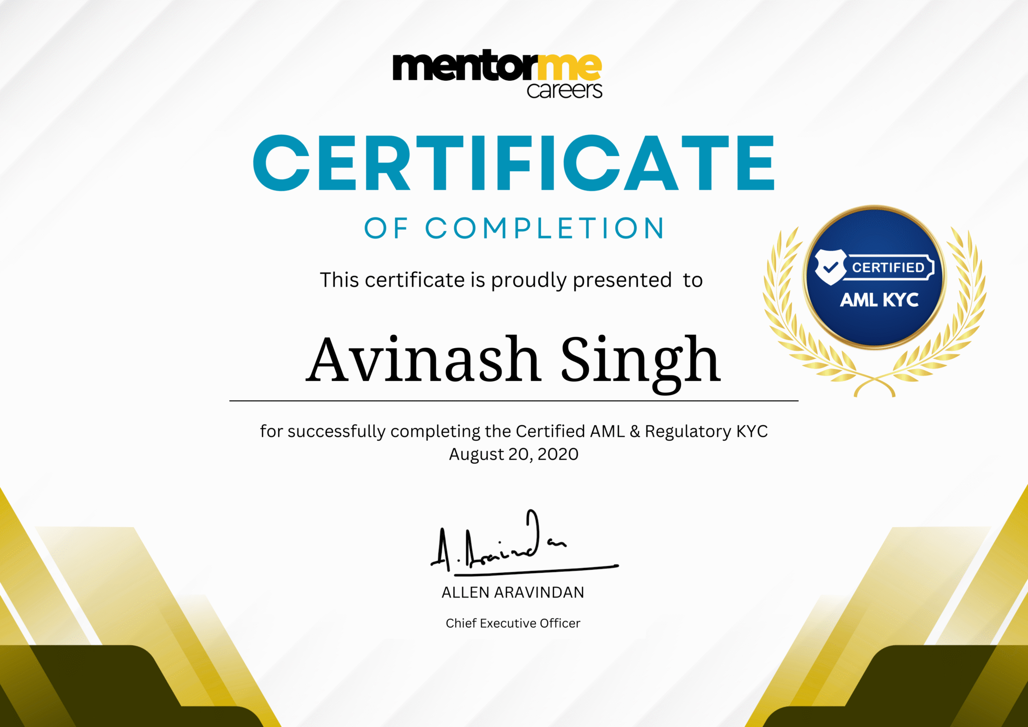 AML KYC Certification Course Certification in AML Regulatory KYC