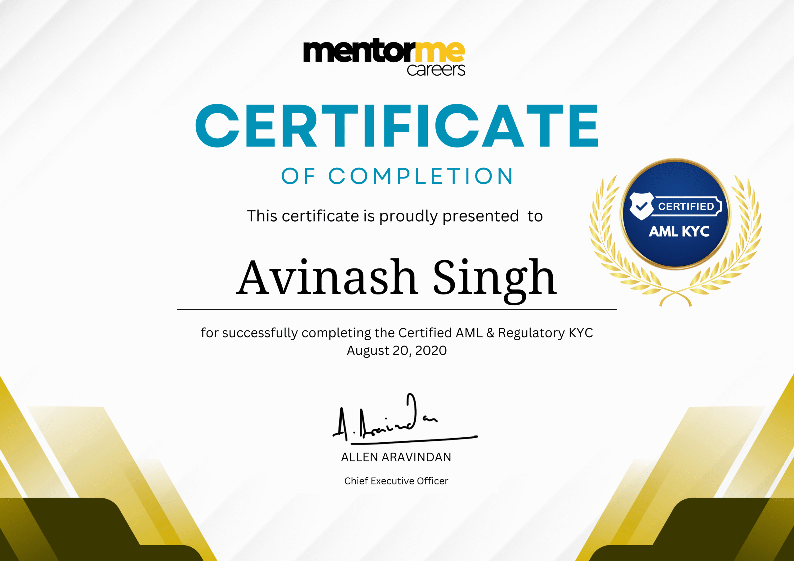 AML KYC Certification Course Certification in AML Regulatory KYC