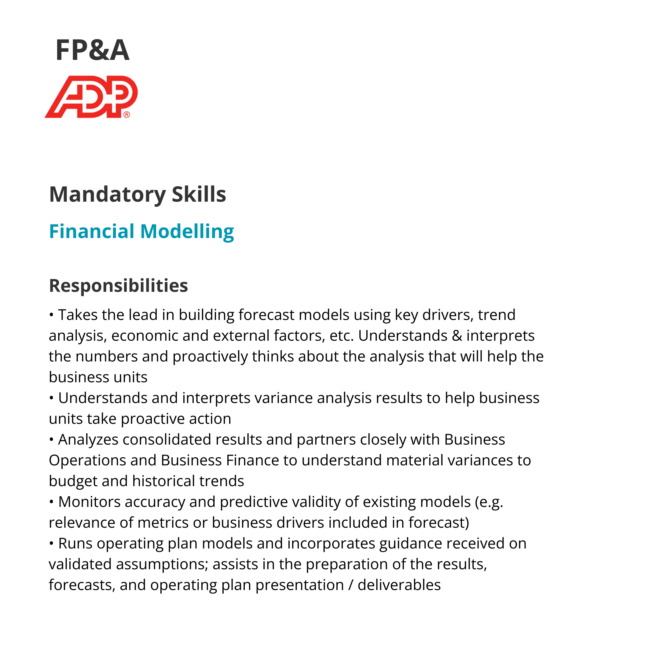 Financial modeling course in Mumbai-with 100% Core Finance Job