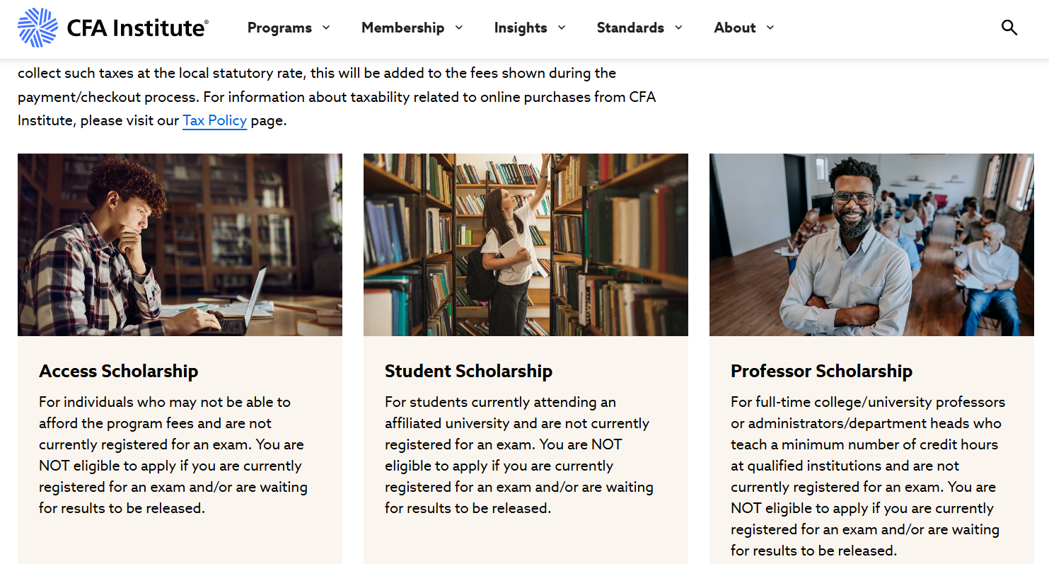 Cfa Scholarship 2026 Update Access Women Fees Deadline And Results